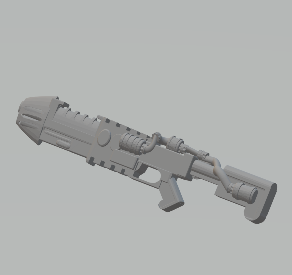 Free 3D file FHW: Dark Mechanicus Heat Gun・3D printing idea to download ...