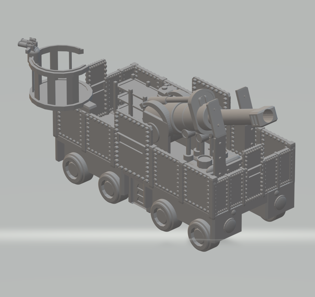 Free 3D file FHW: Rail Cult "Lil Thumper" (BoD) (28mm scale heroic ...