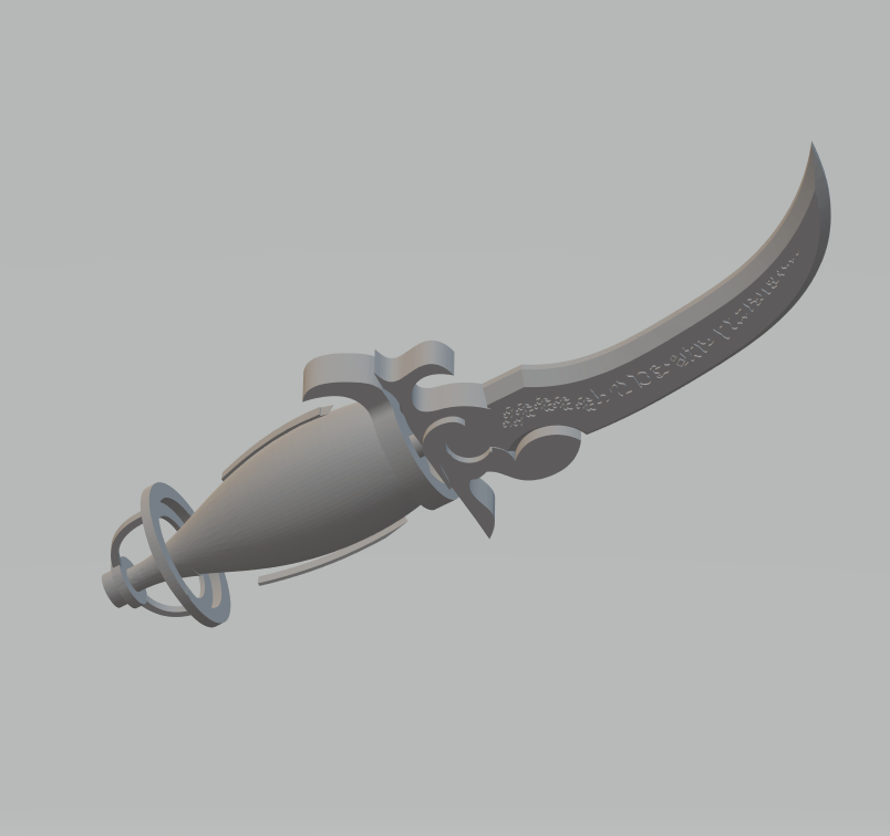 Free 3D file FHW: Time Dagger Blade edit・3D printable model to download ...