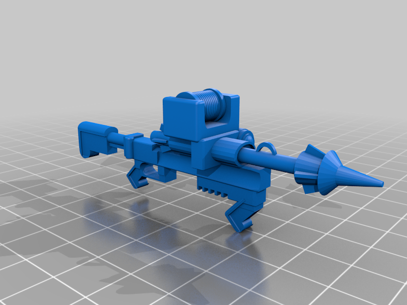 Free 3D file FHW: TyK T'aaK Spear launcher v2 ・3D printing template to ...