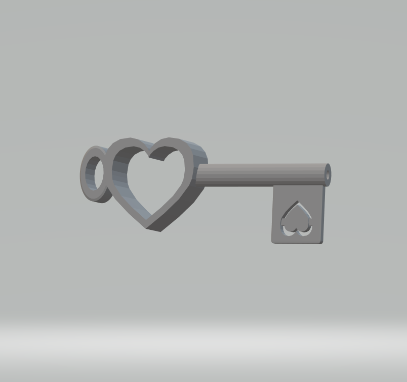 Free 3D file FHW: Square heart key set・3D printing model to download・Cults