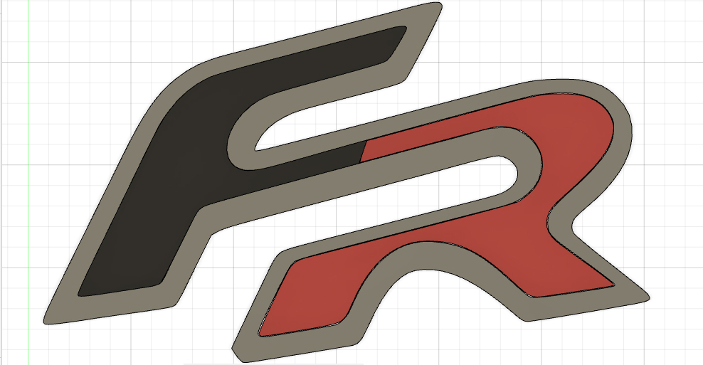 STL file FR Logo・3D printable model to download・Cults