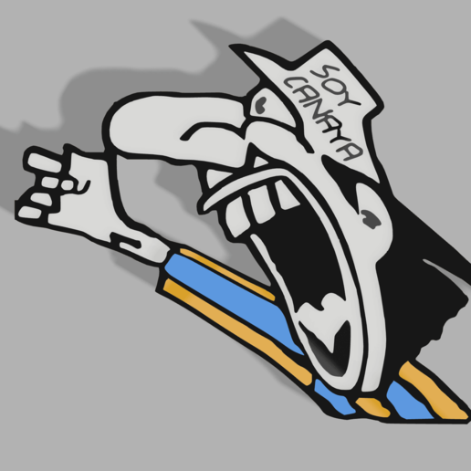 Descargar archivo STL Soy Canaya • Plan para la impresión en 3D ・ Cults