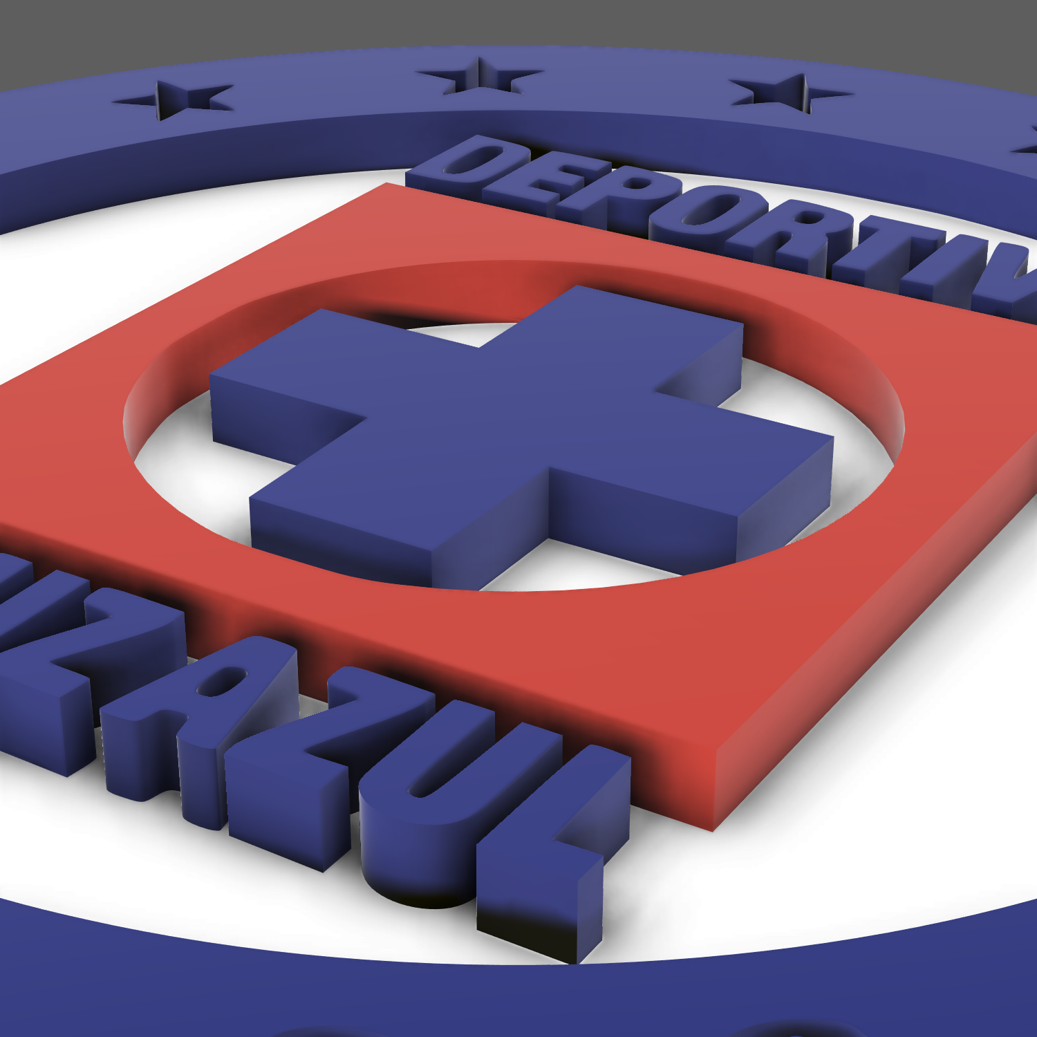 Archivo STL Cruz Azul Logo・Diseño imprimible en 3D para descargar・Cults