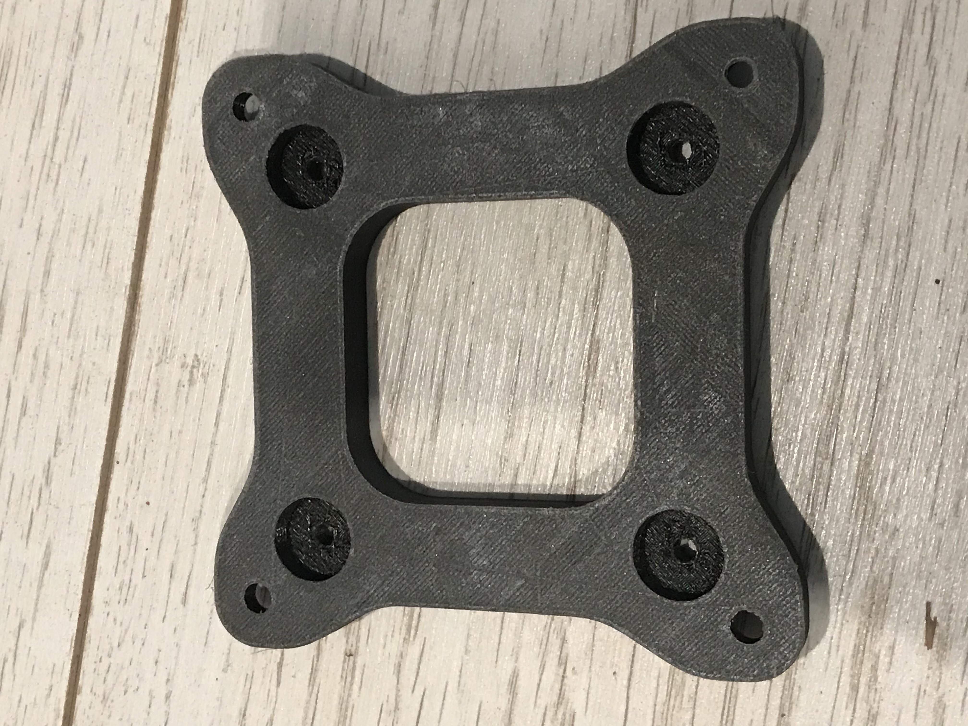 STL file TV support adapter 100x100 - 75x75 📺・Model to download and 3D ...