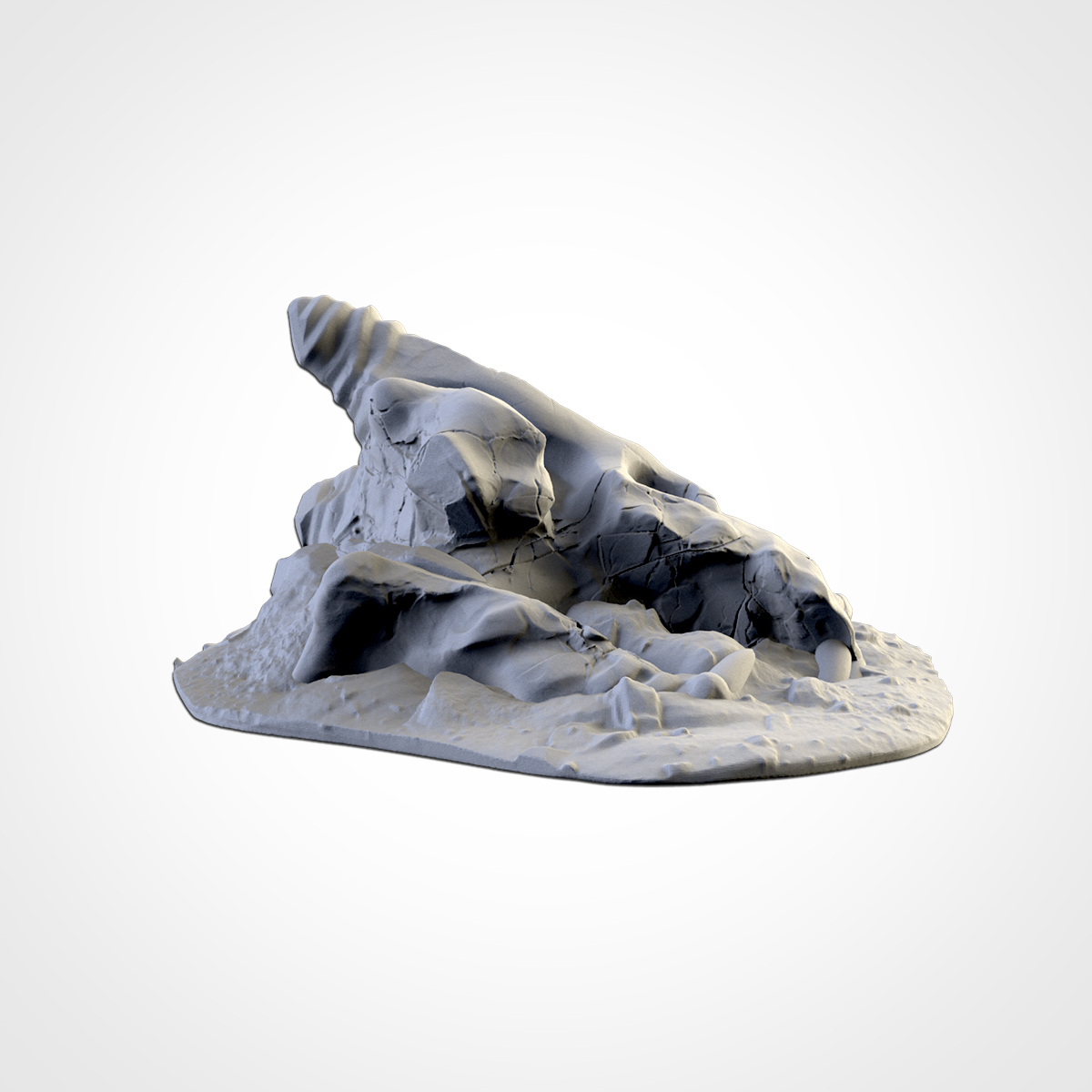 3D file BONEY TERRAIN・Template to download and 3D print・Cults