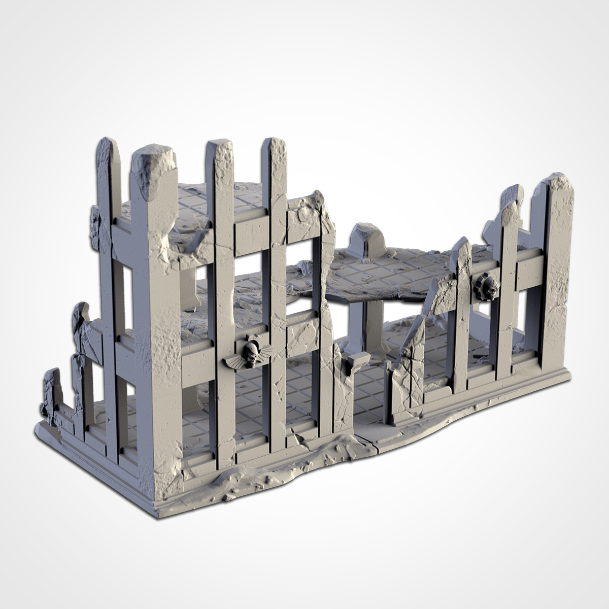 3D file CITY RUINS・Template to download and 3D print・Cults