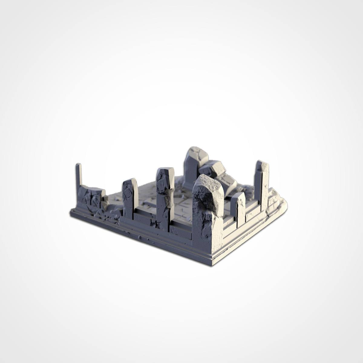 3D file CITY RUINS・Template to download and 3D print・Cults
