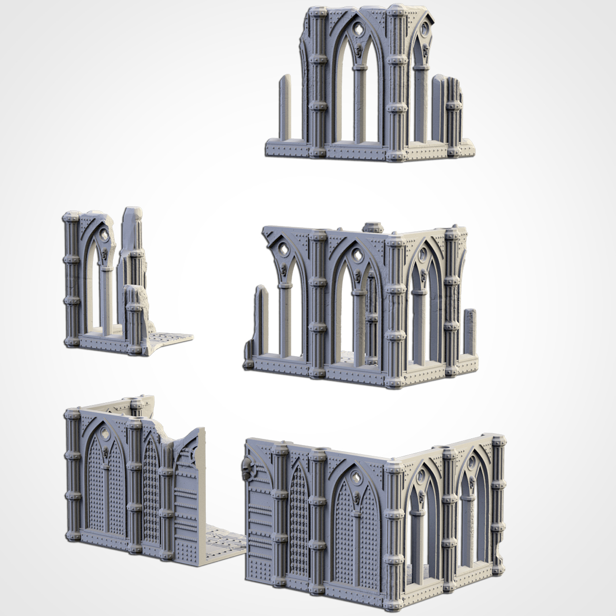 3D file CATHEDRAL RUINS・Design to download and 3D print・Cults