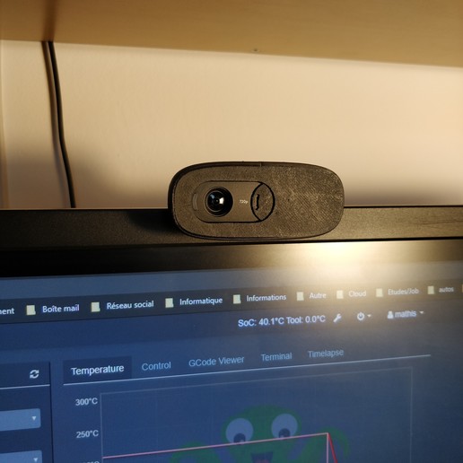 Download free STL file Logitech C270 lens cap • 3D printable template ...