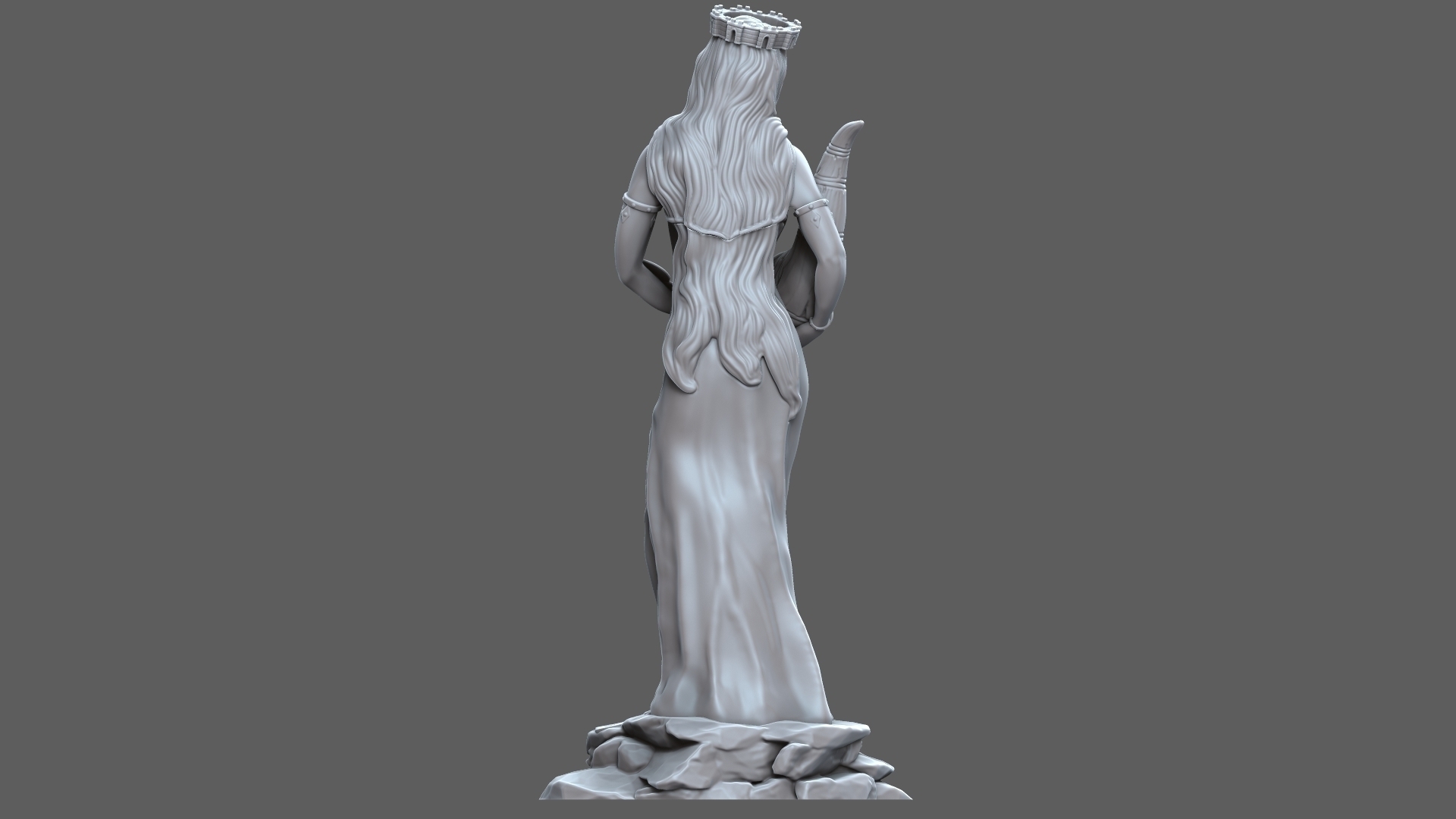 STL file Tyche goddess of fortune (3D print ready)・3D print model to ...
