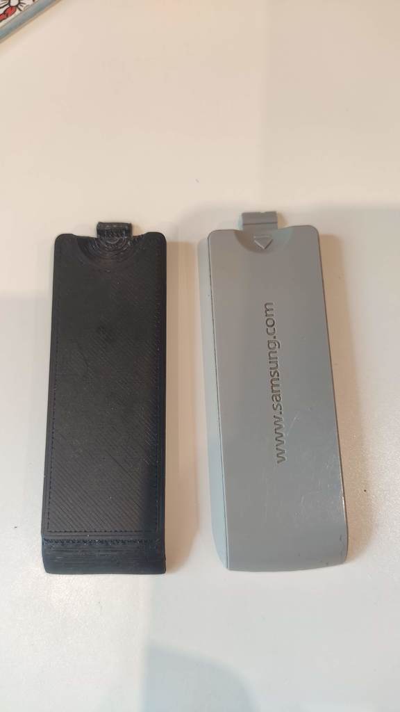Free 3D file Battery cover for samsung remote 🔋・3D print object to ...