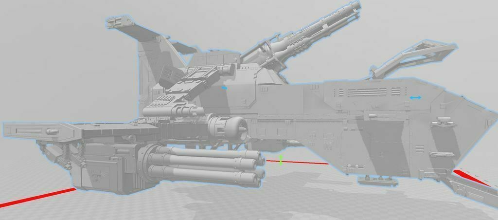 Free STL file Potato Patern Thunderhawk Gunship 🥔・3D print design to ...