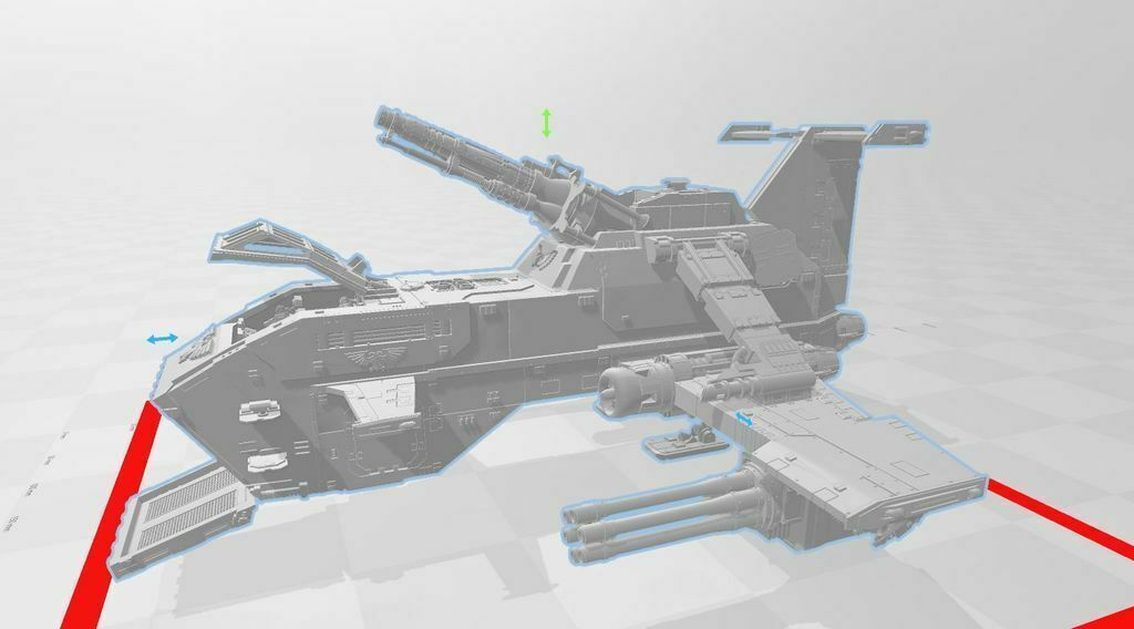 Free STL file Potato Patern Thunderhawk Gunship 🥔・3D print design to ...
