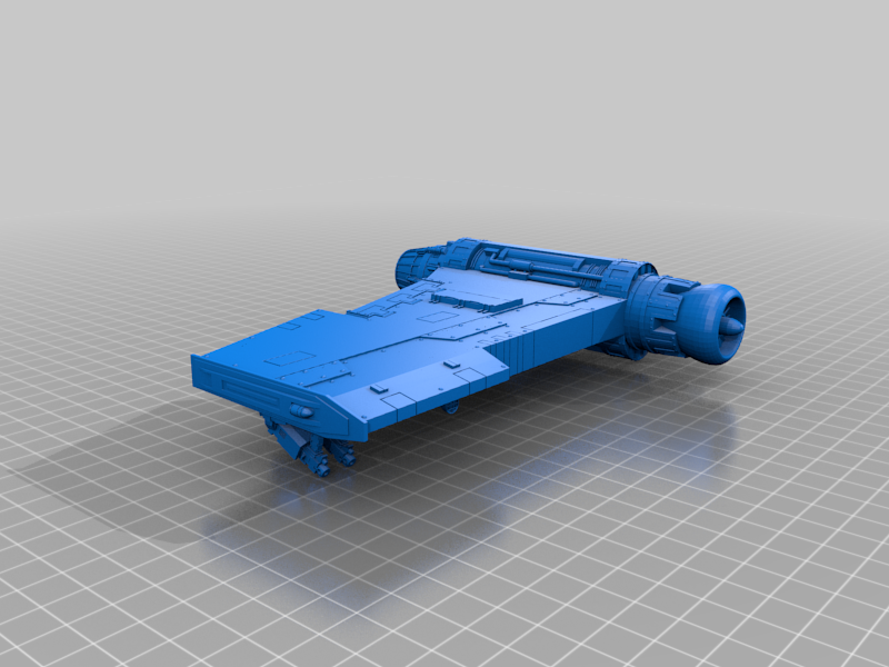 Free STL file Potato Patern Thunderhawk Gunship 🥔・3D print design to ...