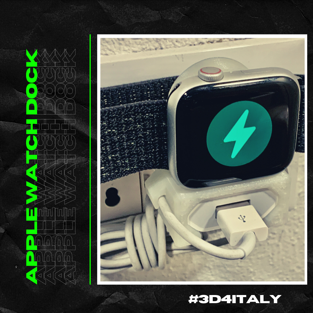 STL file Apple Watch Wall Dock・3D print design to download・Cults
