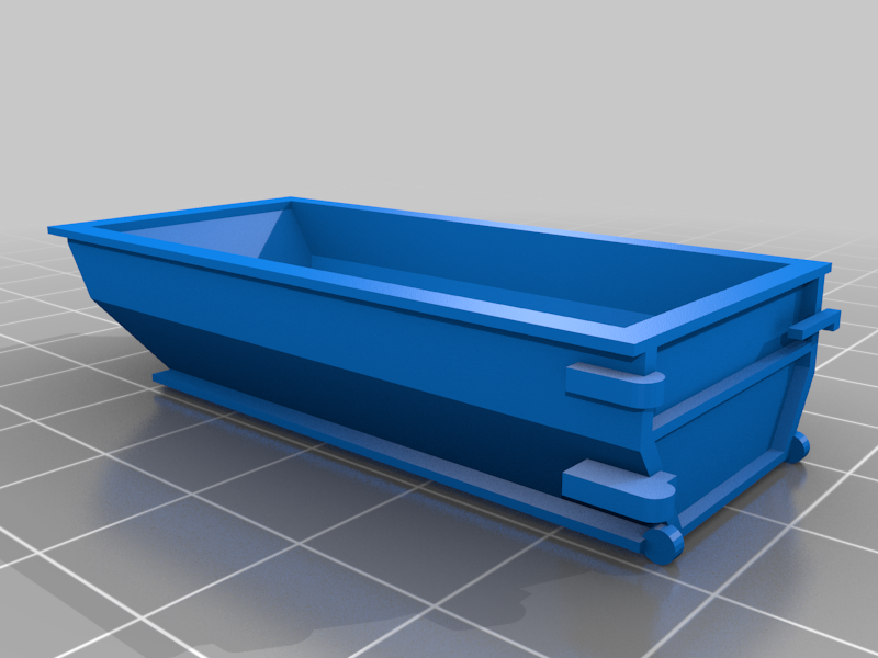 Free 3D file roll off dumpster・3D printing template to download・Cults