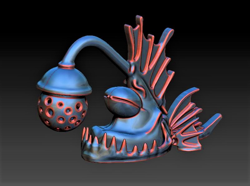 Free STL file Lampy Fish (Articulated)・Object to download and to 3D ...