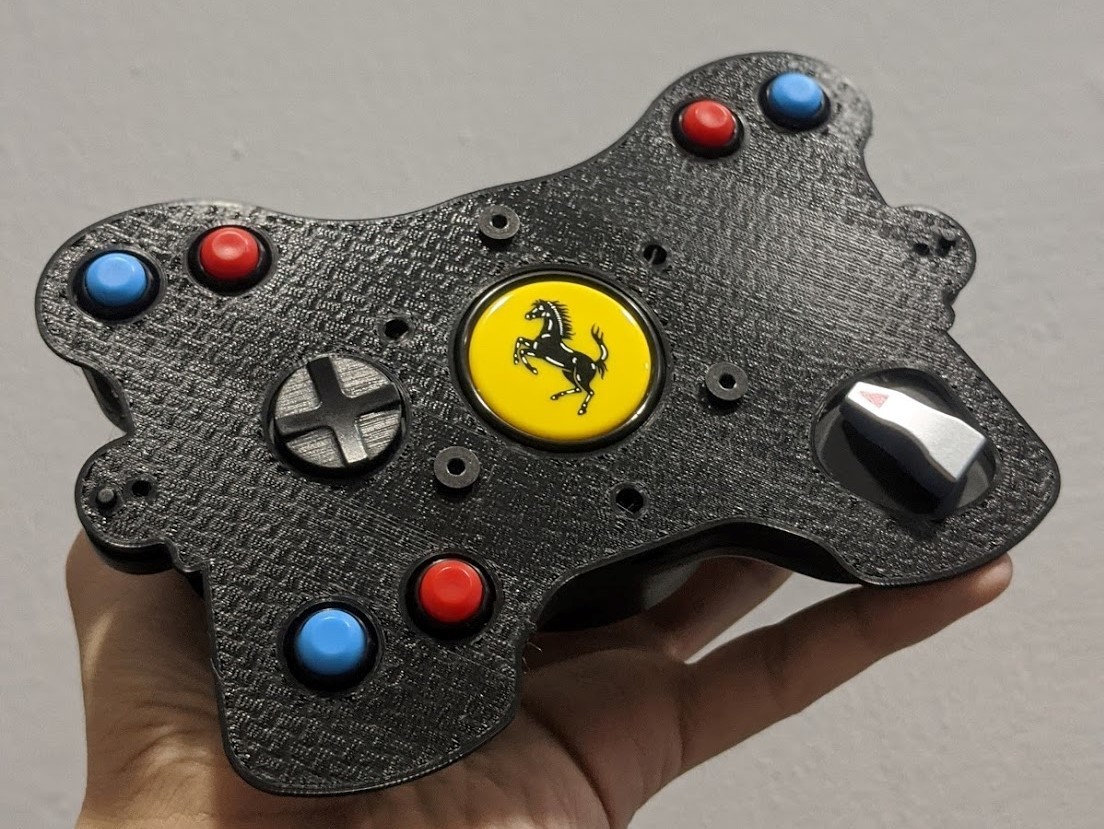 STL file Thrustmaster T300 GTE Front Button Plate・3D print design to ...