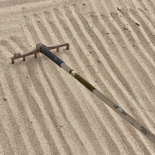 Download 3D printer model Golf Bunker Rake ・ Cults