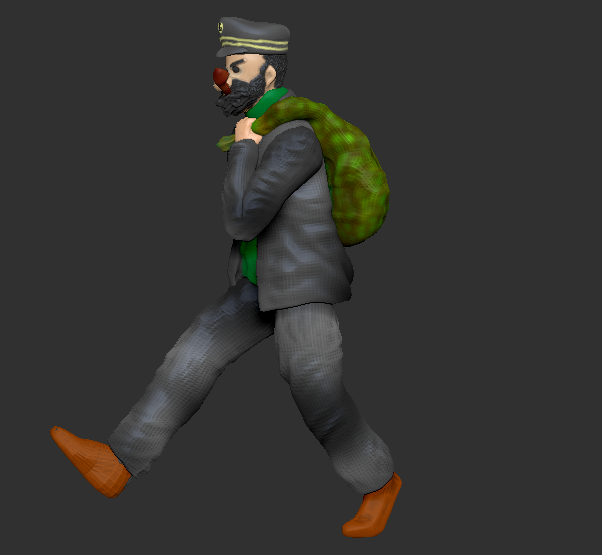 STL file Captain Haddock・3D print design to download・Cults