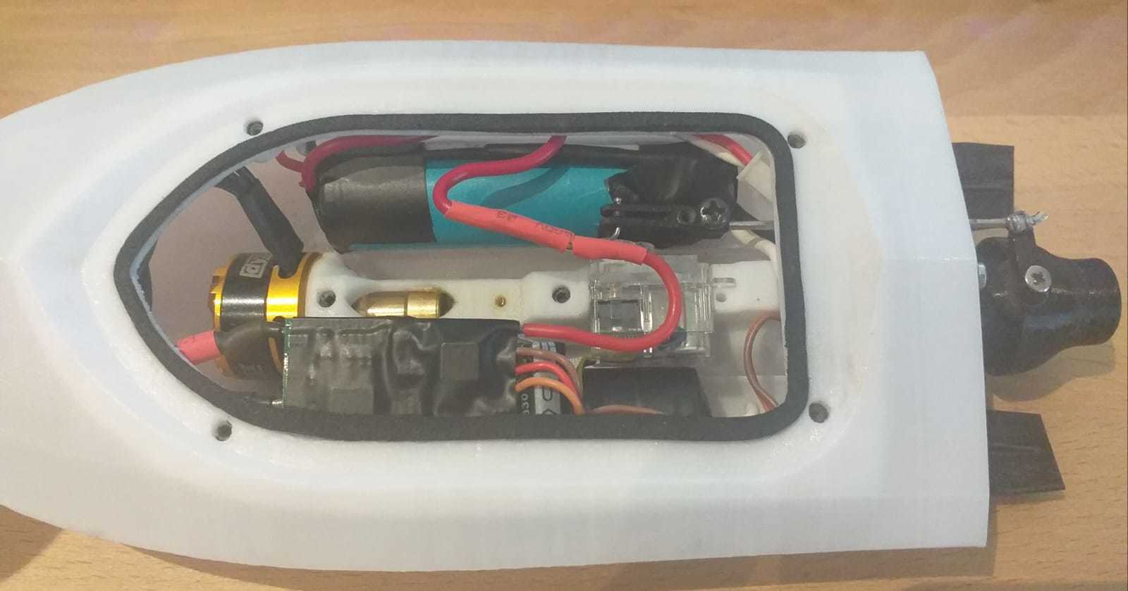 3D print Mini RC Jet Boat 200 Mono • made with Ender 3 Pro・Cults