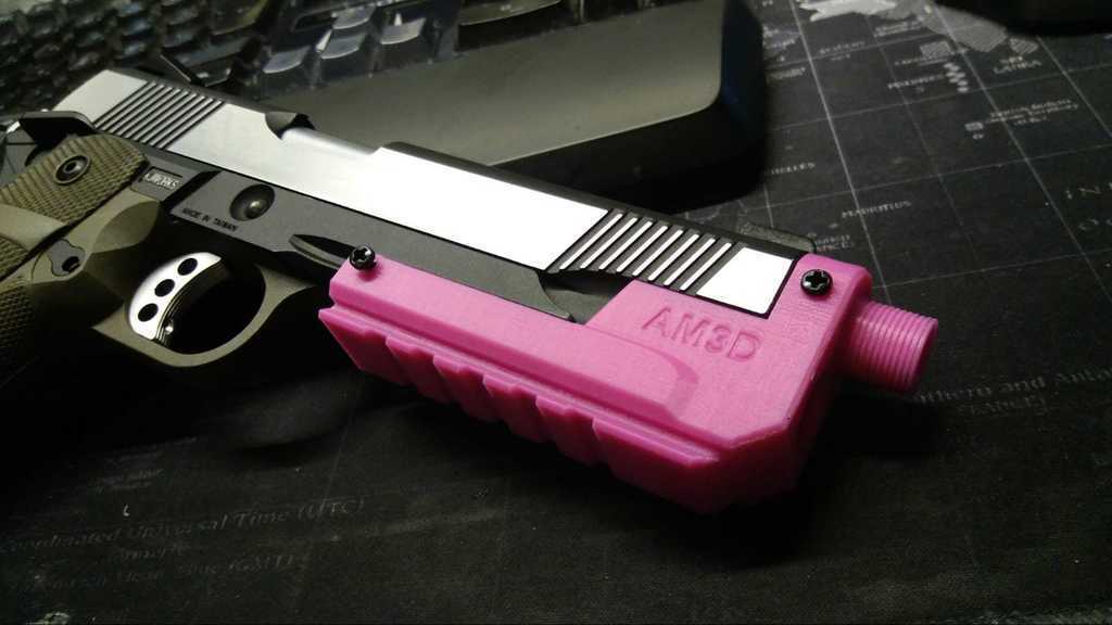 Free STL file HiCapa Thread Adapter for Airsoft Suppressor & Tracert・3D ...