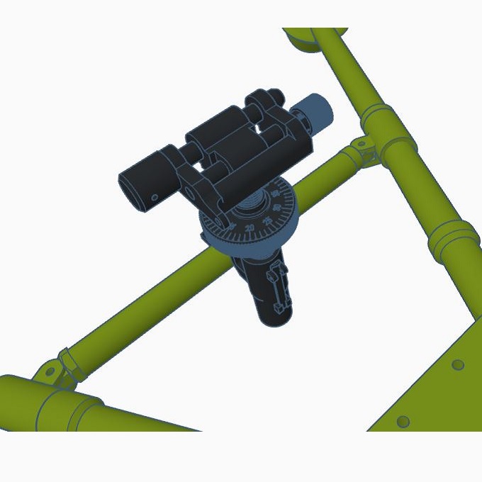 3D file 1:1 M2 (M122) Tripod for M1919 Machine Gun Prop・3D print design ...