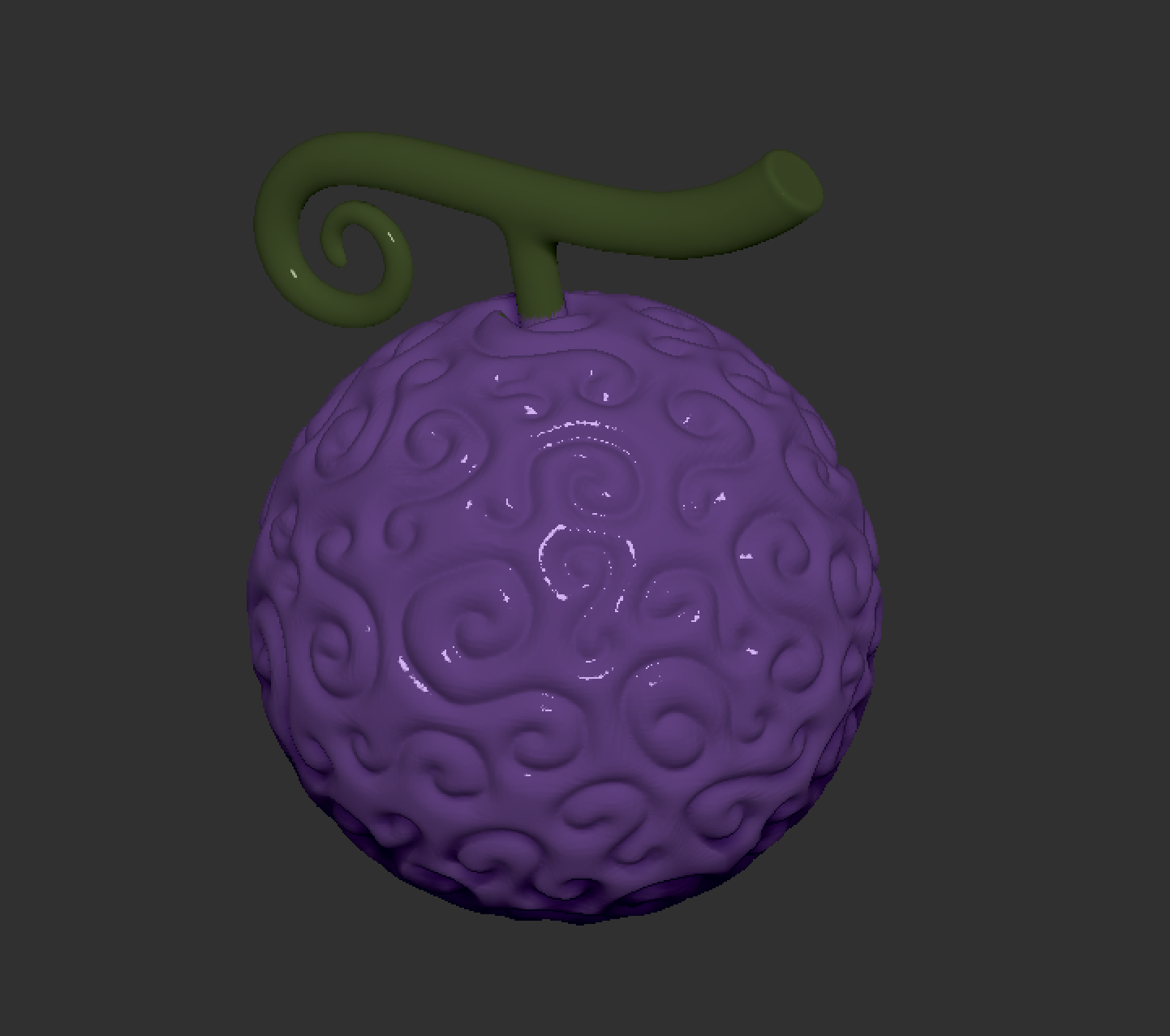 Stl File Gomu Gomu No Mi Devil Fruit Luffy 😈・3d Printer Design To Download・cults