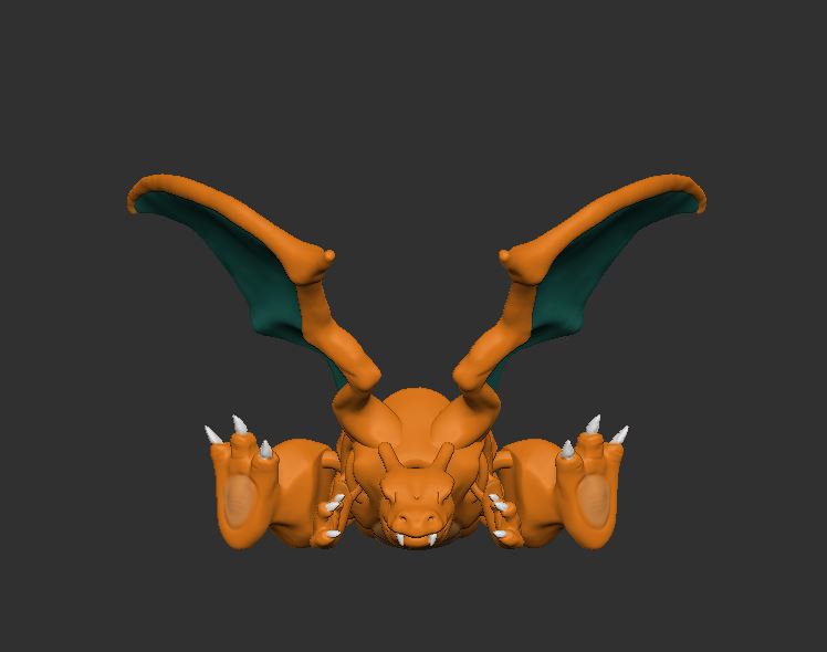 STL file Flexi Charizard - Dracofeu 📱・3D printable model to download・Cults