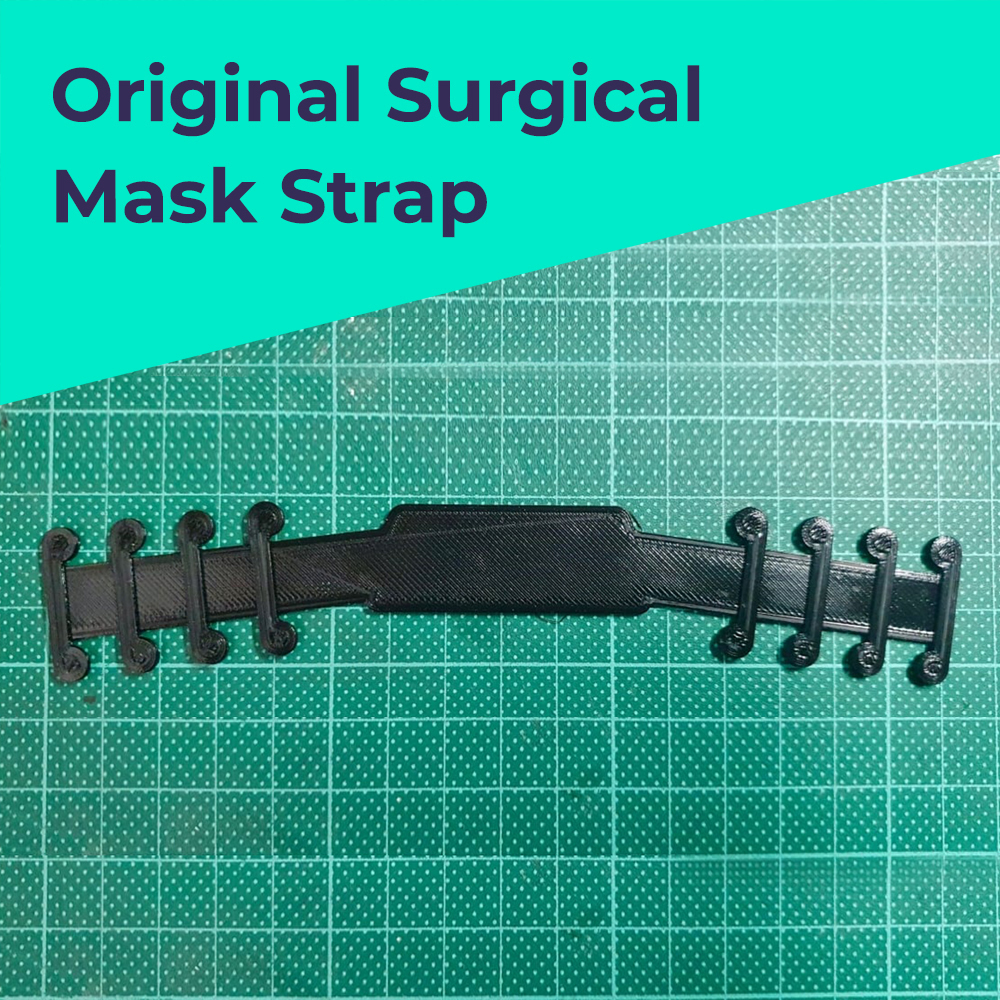 Download free STL file Improved Surgical Mask Strap Ear Saver • 3D ...