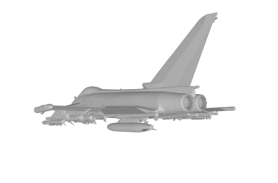 Free OBJ file Eurofighter Typhoon・Design to download and 3D print・Cults