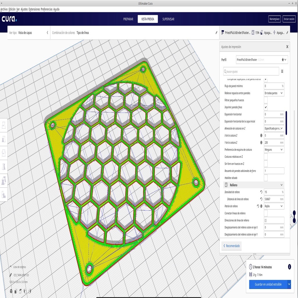 Free 3D file 120mm FAN COVER 🔧・3D printable model to download・Cults