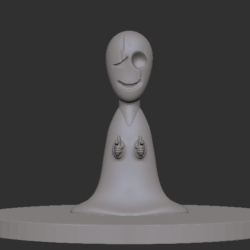 Descargar archivo OBJ Archivo 3D Gaster de UNDERTALE por Toby Fox ...