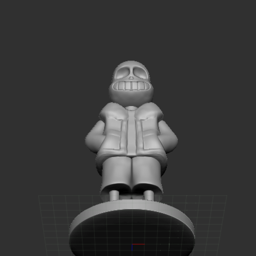 Download OBJ file Sans form UNDERTALE by Toby Fox • 3D printer template ...