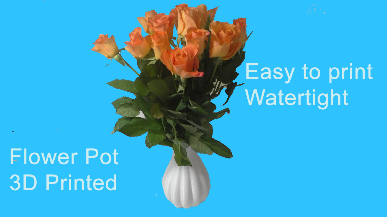 Free STL file Flower Pot・3D print design to download・Cults