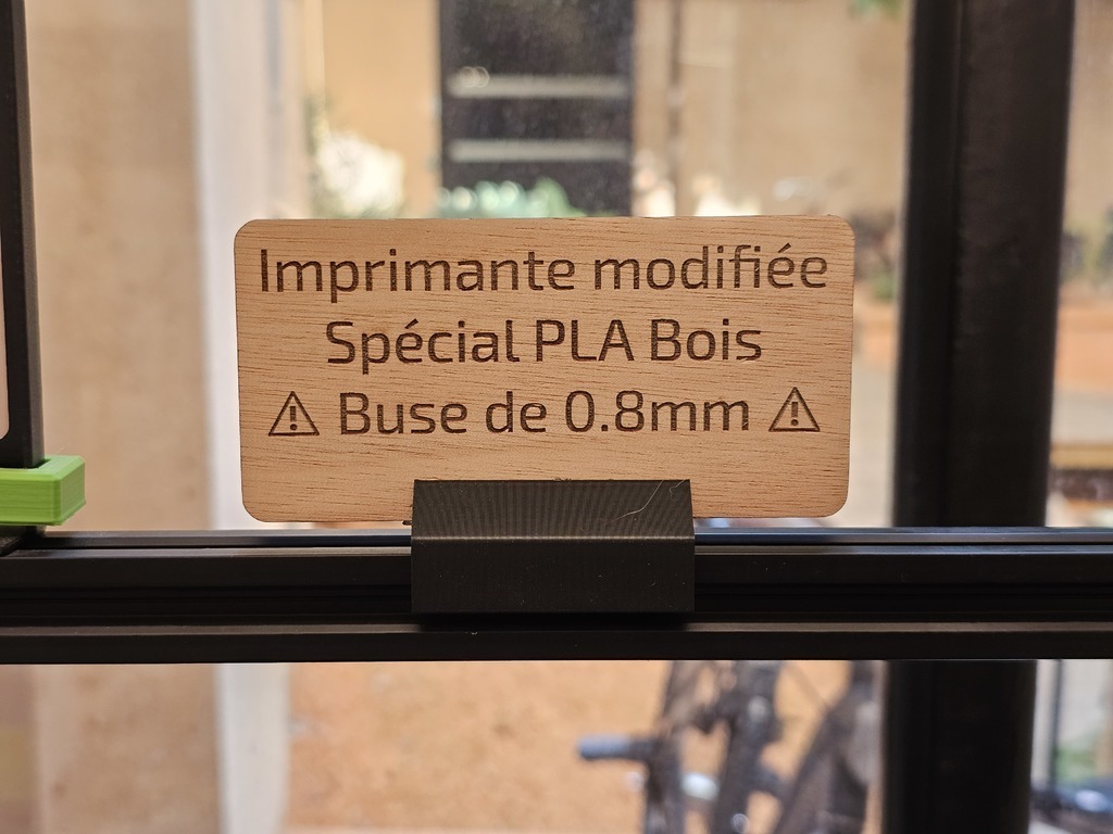 Free 3D file Sign holder Ender 3・3D print model to download・Cults