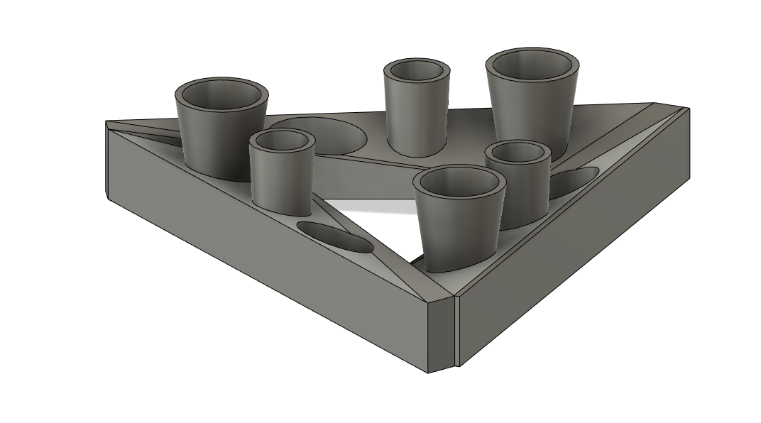 STL file Bong Bowl Holder Triangle・3D printing design to download・Cults