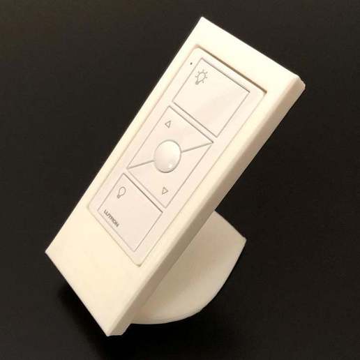 Download Free Stl File Desk Stand For Lutron Caseta Pico Remote • 3d