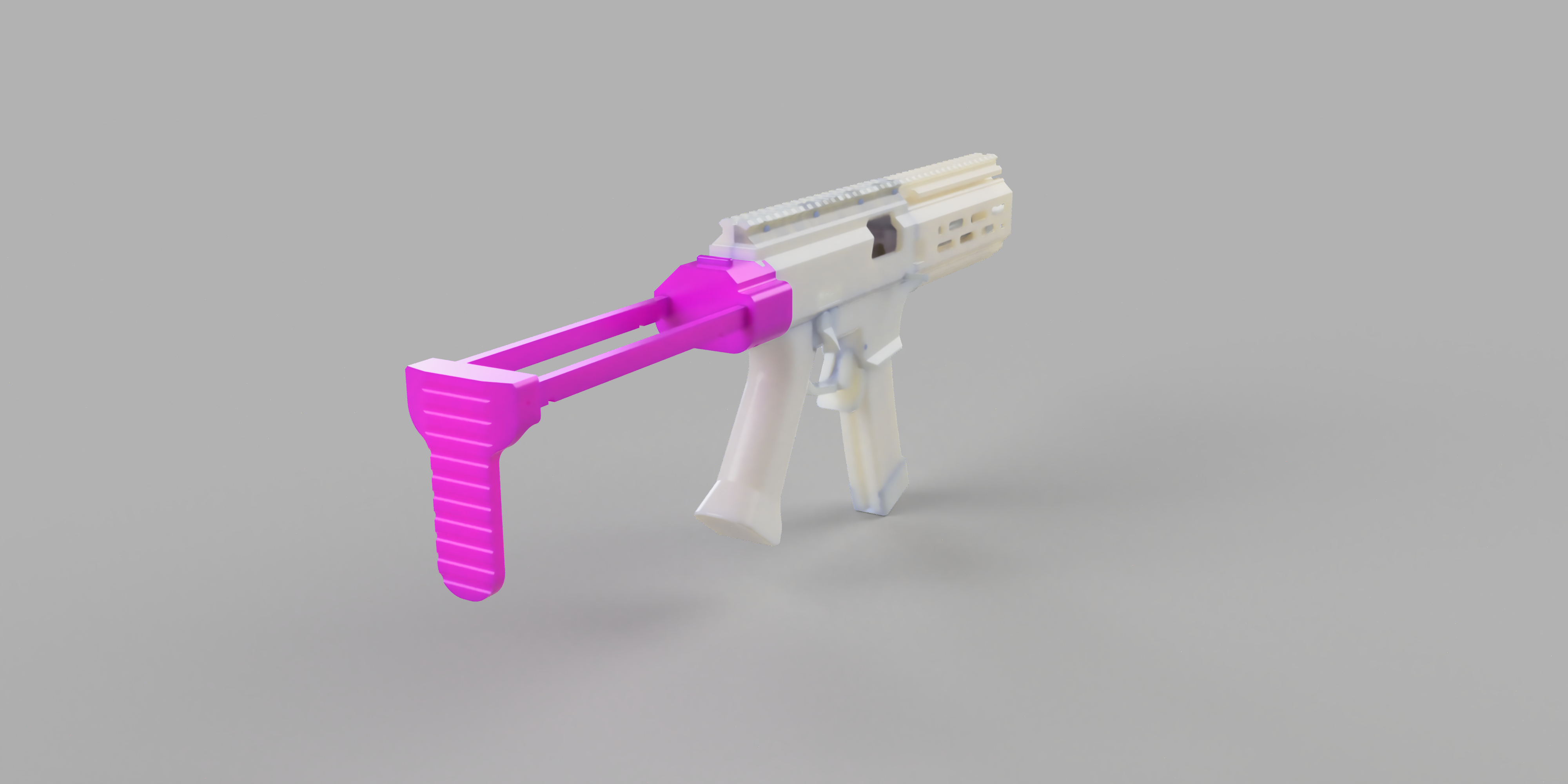 Download STL file ASG CZ Scorpion EVO PDW Stock • 3D printer design ・ Cults