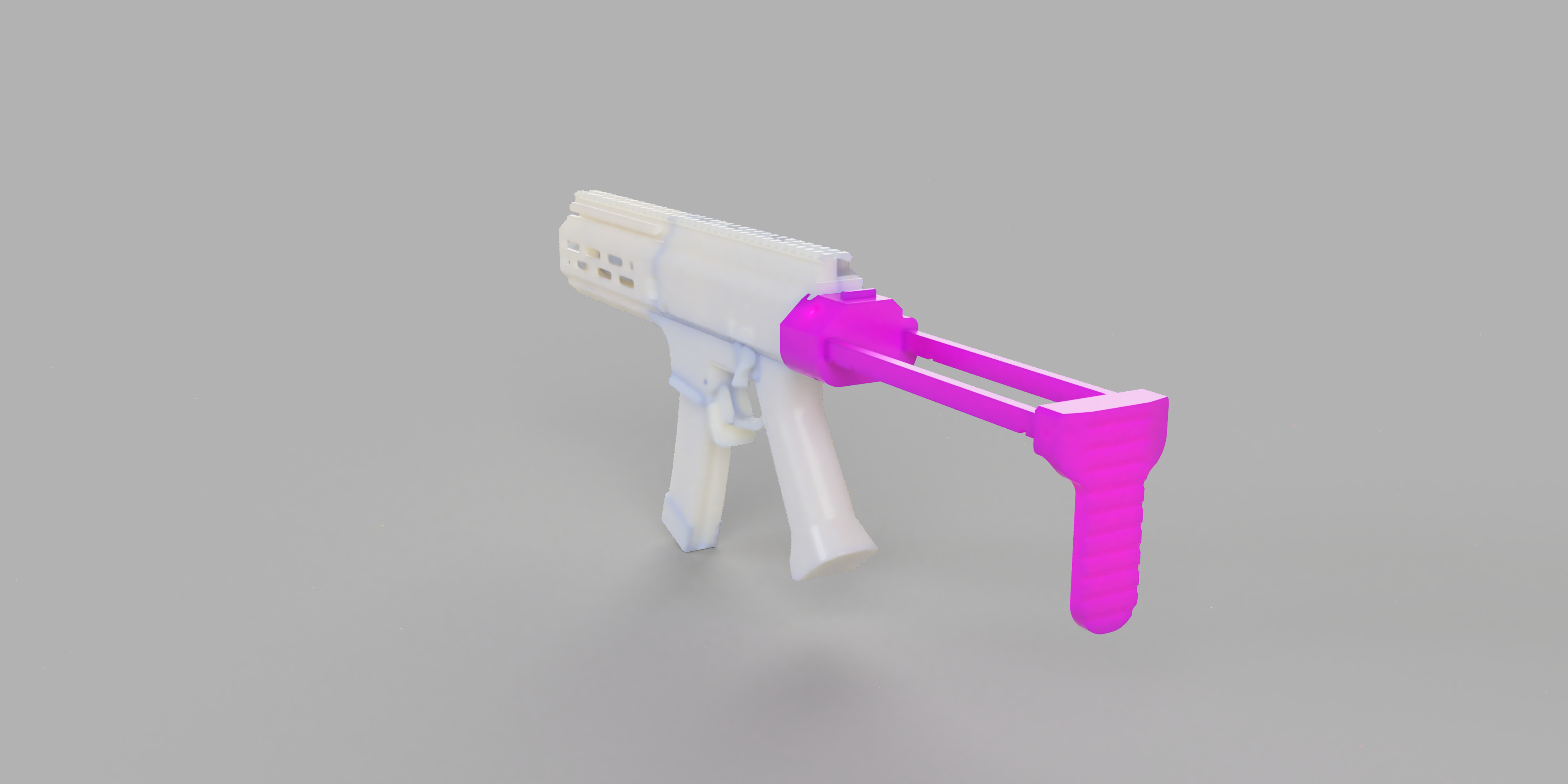 STL file ASG CZ Scorpion EVO PDW Stock・Template to download and 3D ...