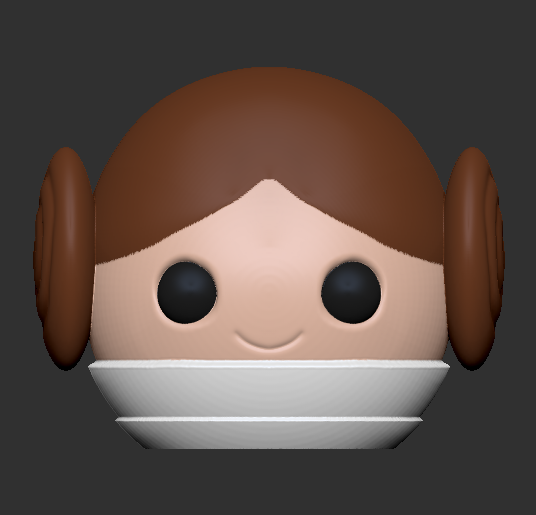 Download free STL file Princess Leia • 3D print template ・ Cults