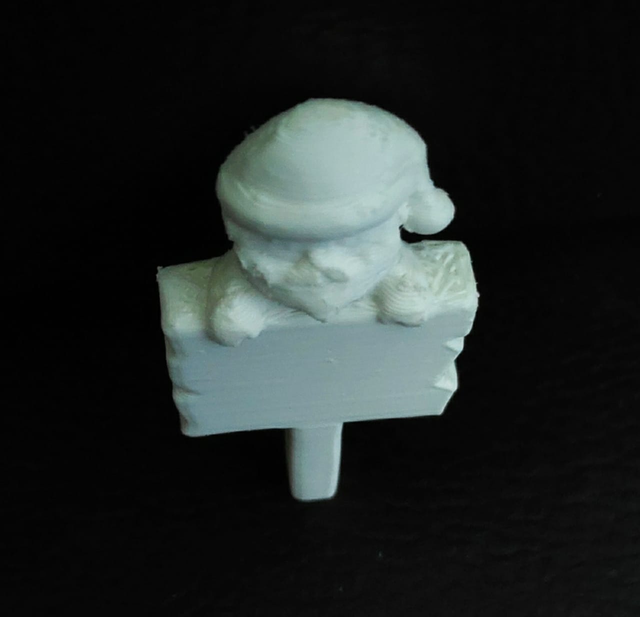 3D file Santa Claus Wooden Sign・3D printing template to download・Cults