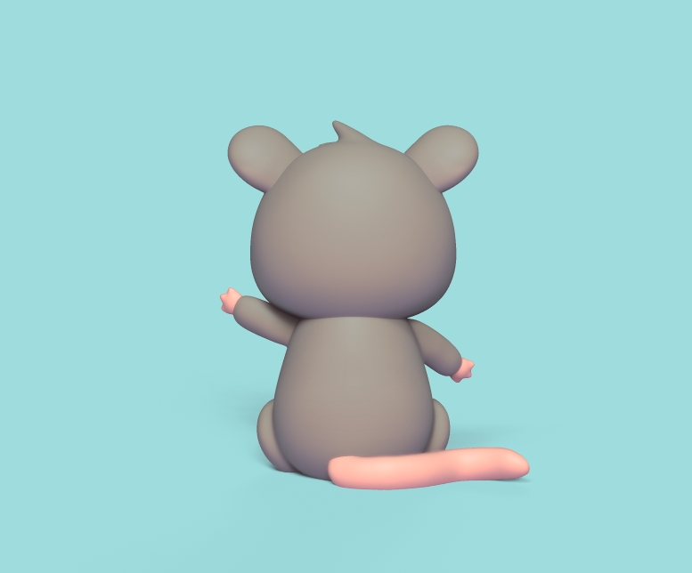 3D file Cute Possum・3D print model to download・Cults