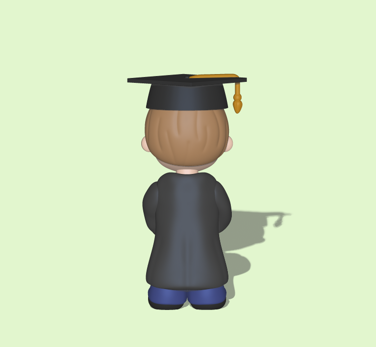 3D file Graduate Boy - Graduation gift・3D printer design to download・Cults