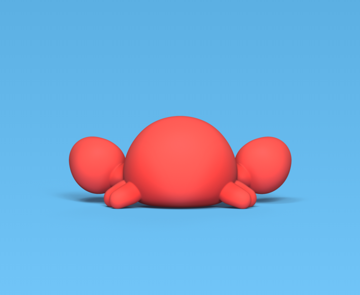 3D file Cute Crab・3D printing idea to download・Cults