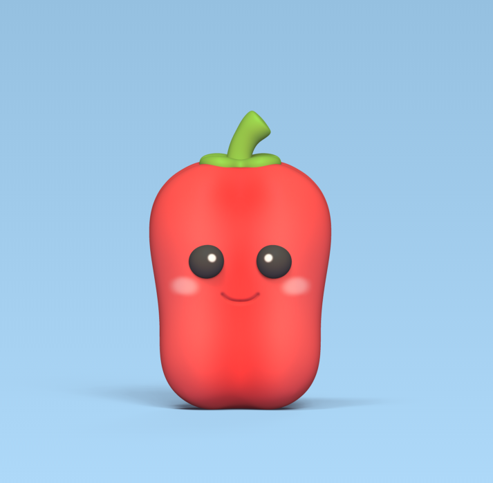 3D file Cute Vegetables・3D printable design to download・Cults