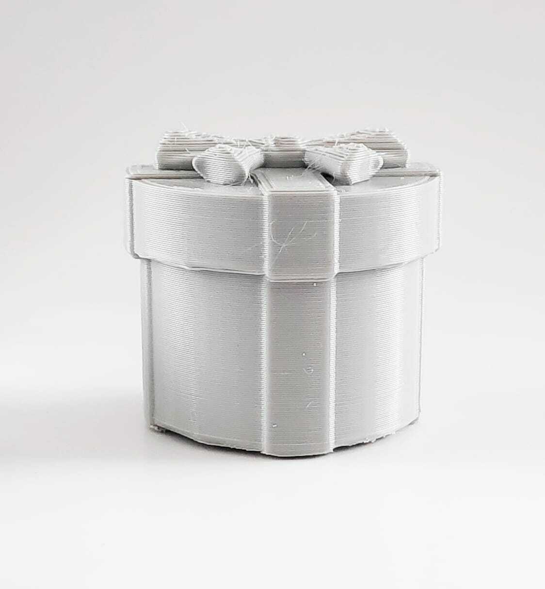 3D file Cute Round Gift Box 🎁・3D printer design to download・Cults