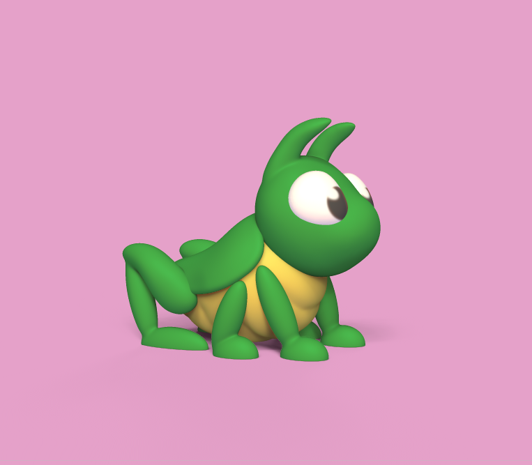 3D file Cute Cricket 🦗・3D print design to download・Cults