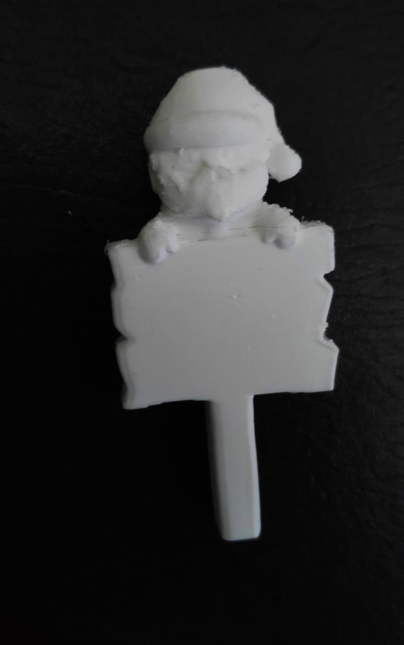 3D file Santa Claus Wooden Sign・3D printing template to download・Cults